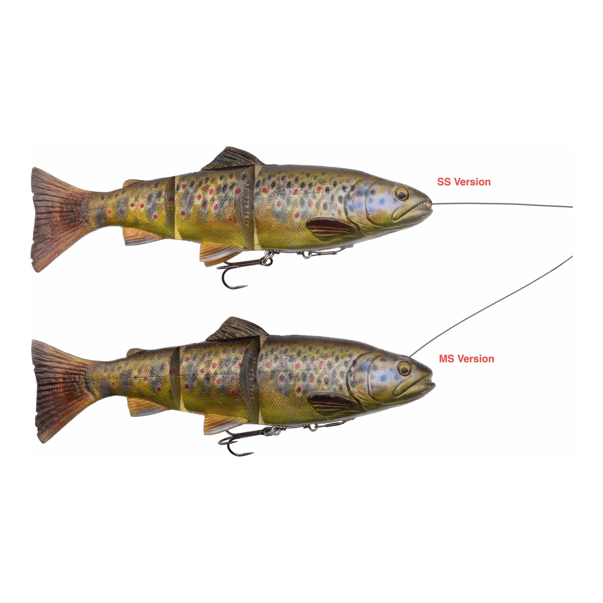 Savage Gear 4D Line Thru Trout Fire Trout SS - Swimbait - Fire Trout